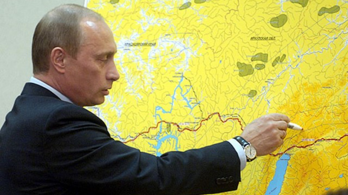 Putin neotálí: Vznikla nová mapa Ruska s přepsanými hranicemi